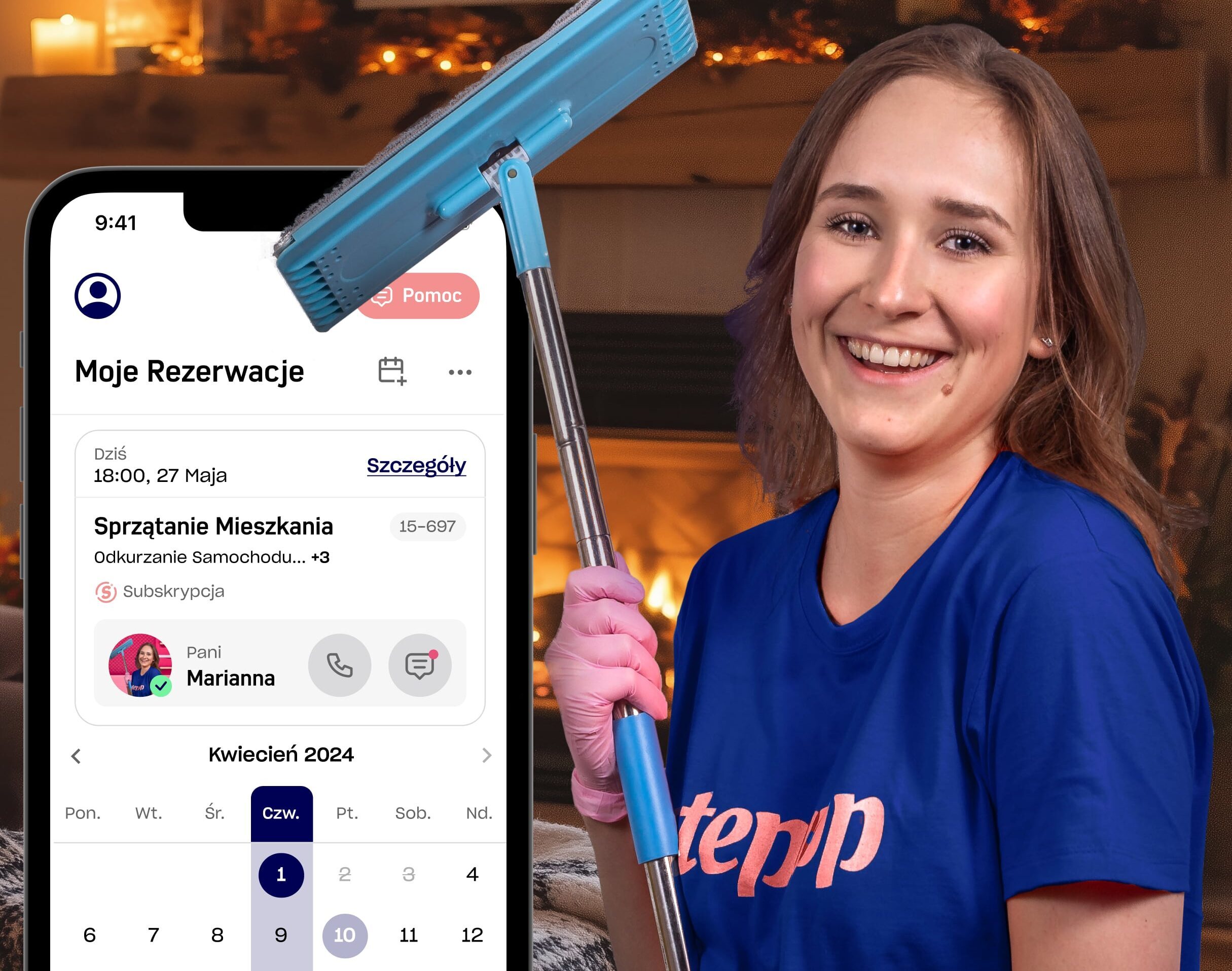 Metoda Stepapp | Zamów sprzątanie online